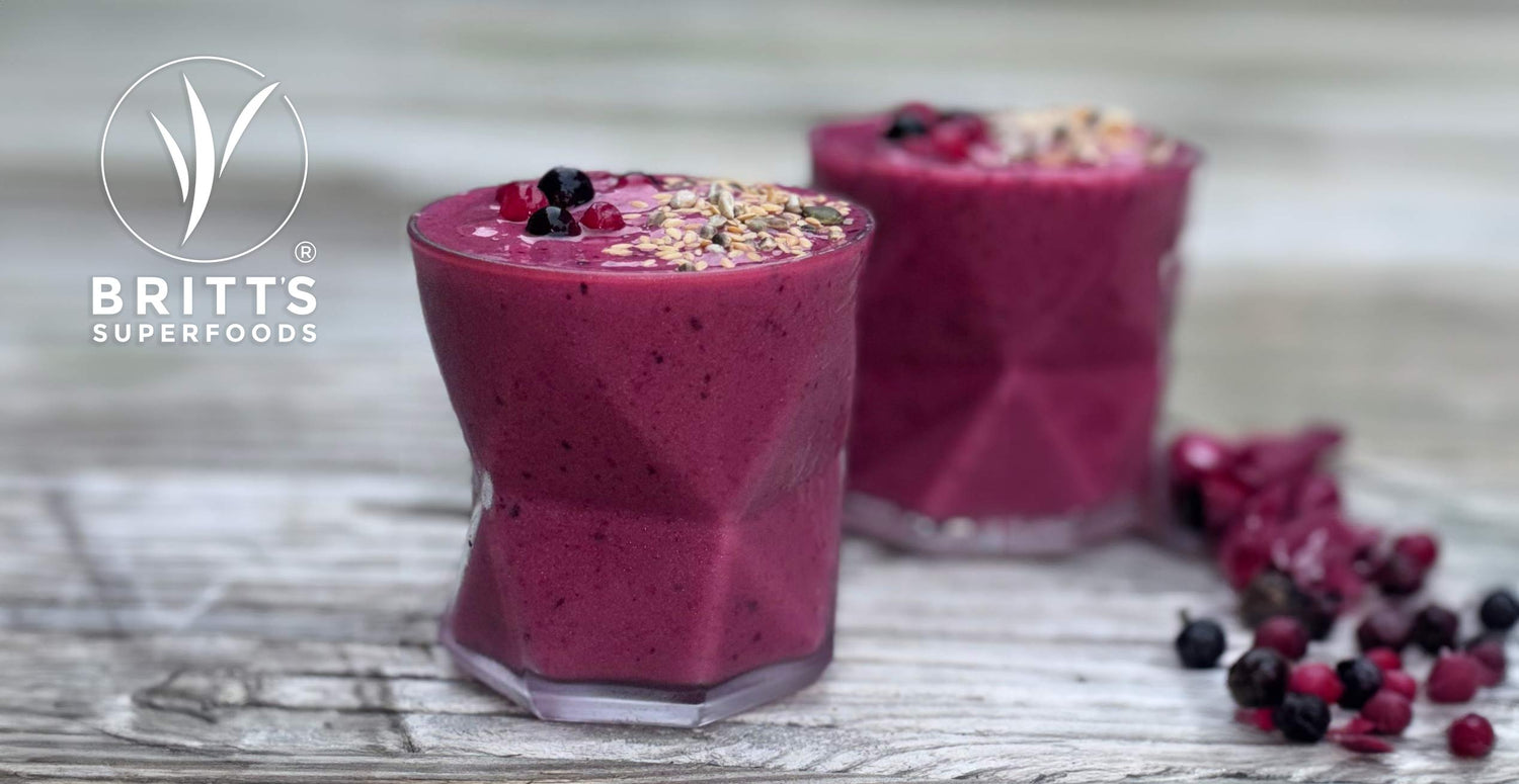 Beetroot and Berry Antioxidant Smoothie Recipe – Britt's Superfoods